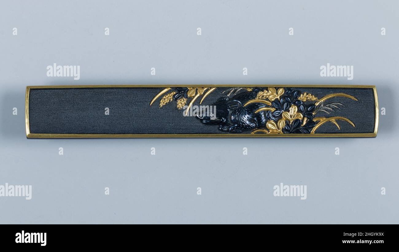 Knife Handle (Kozuka) mid–late 18th century Got? Mitsumori (Keij ...