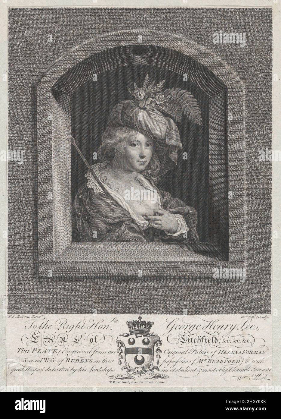 Portrait of Susanna Lunden, sister of Helena Fourment 1763–66 William ...