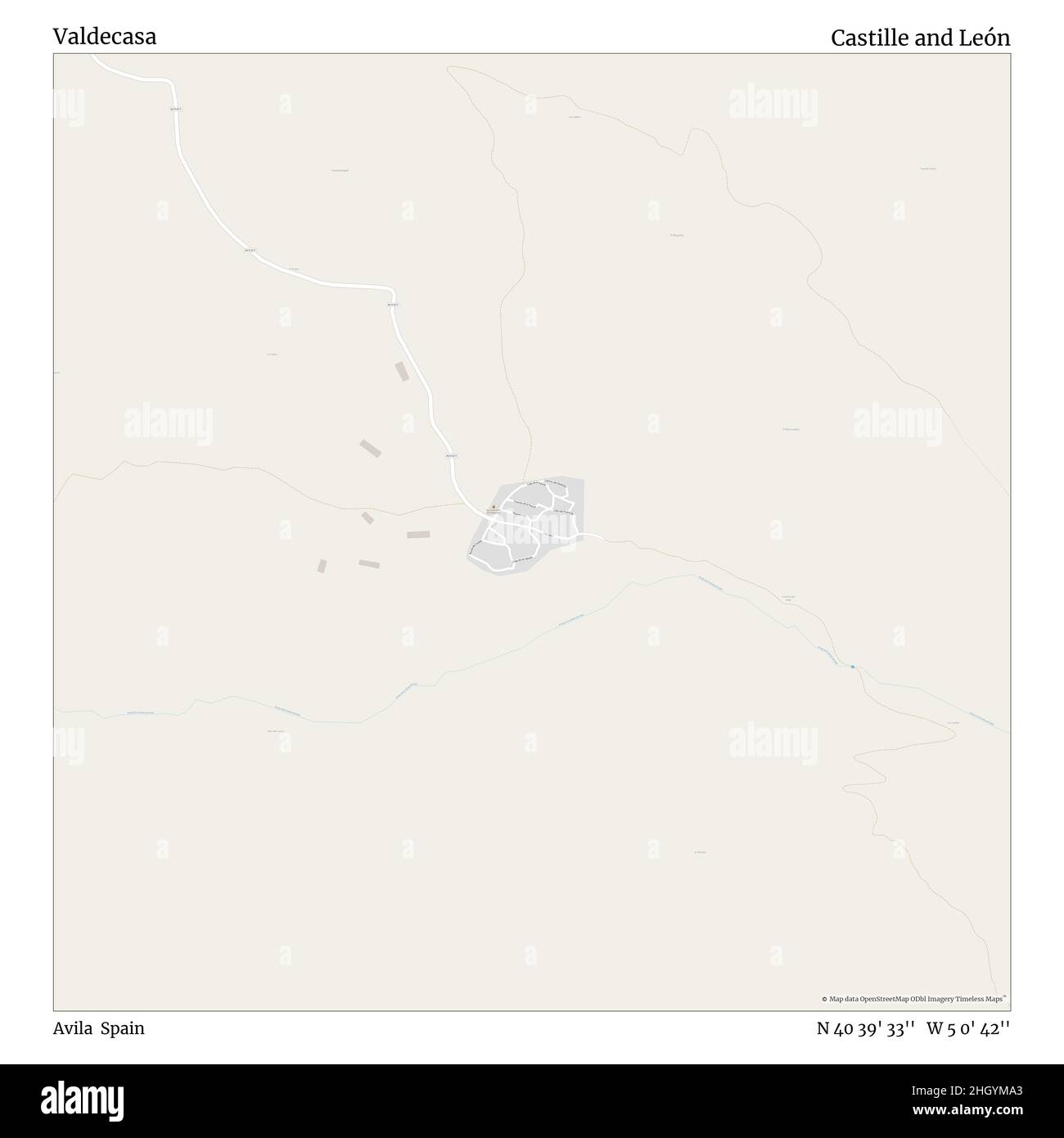 Map of avila spain hi-res stock photography and images - Alamy