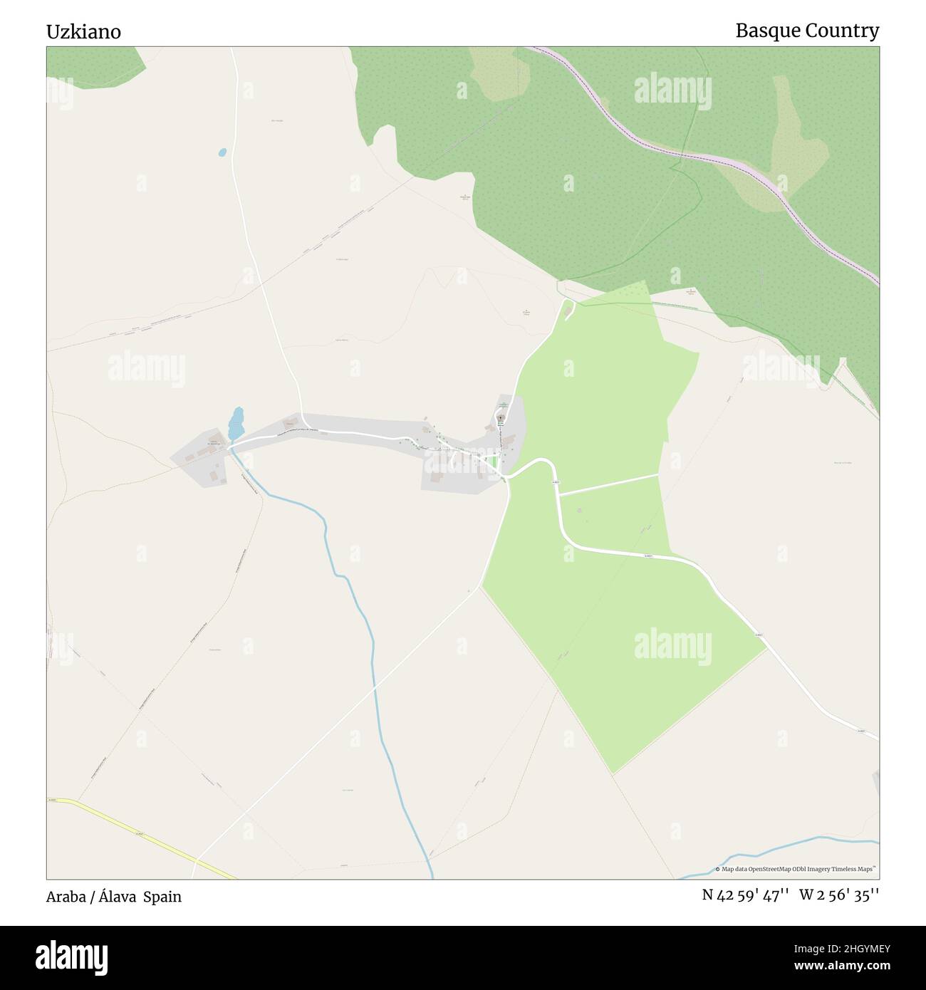 Uzkiano, Araba / Álava, Spain, Basque Country, N 42 59' 47'', W 2 56 ...