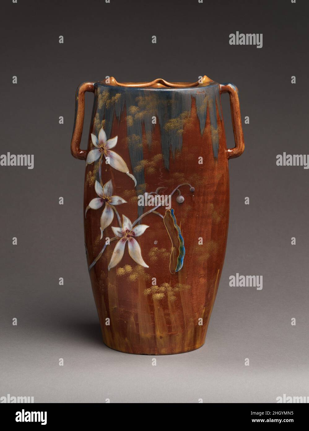 Vase ca. 1885 Emile Gallé French The sensitive naturalism of Gallé's ...