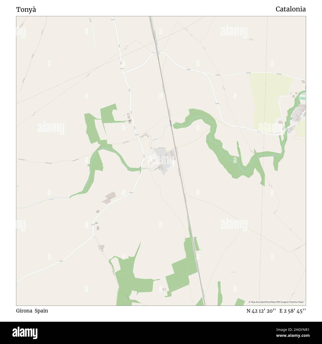 Tonyà, Girona, Spain, Catalonia, N 42 12' 20'', E 2 58' 45'', map ...