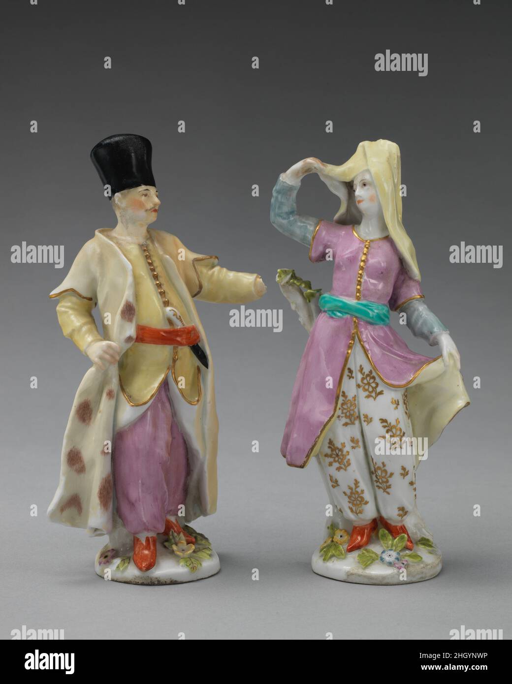 Turk and companion ca. 1755 Chelsea Porcelain Manufactory. Turk and ...