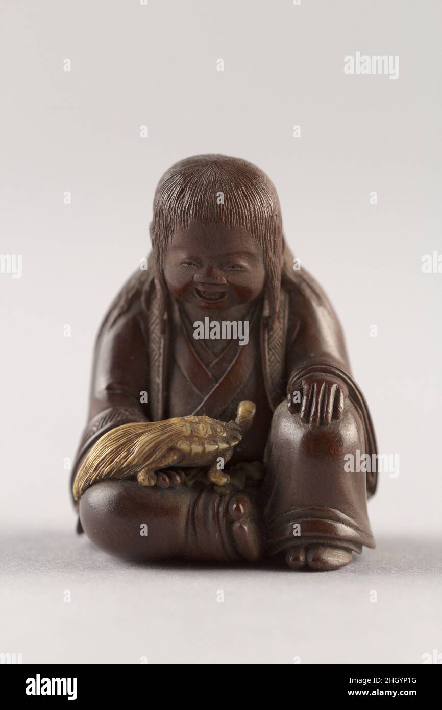 Netsuke: probably Illustrating Legend of Urashima Taro. 19th century ...