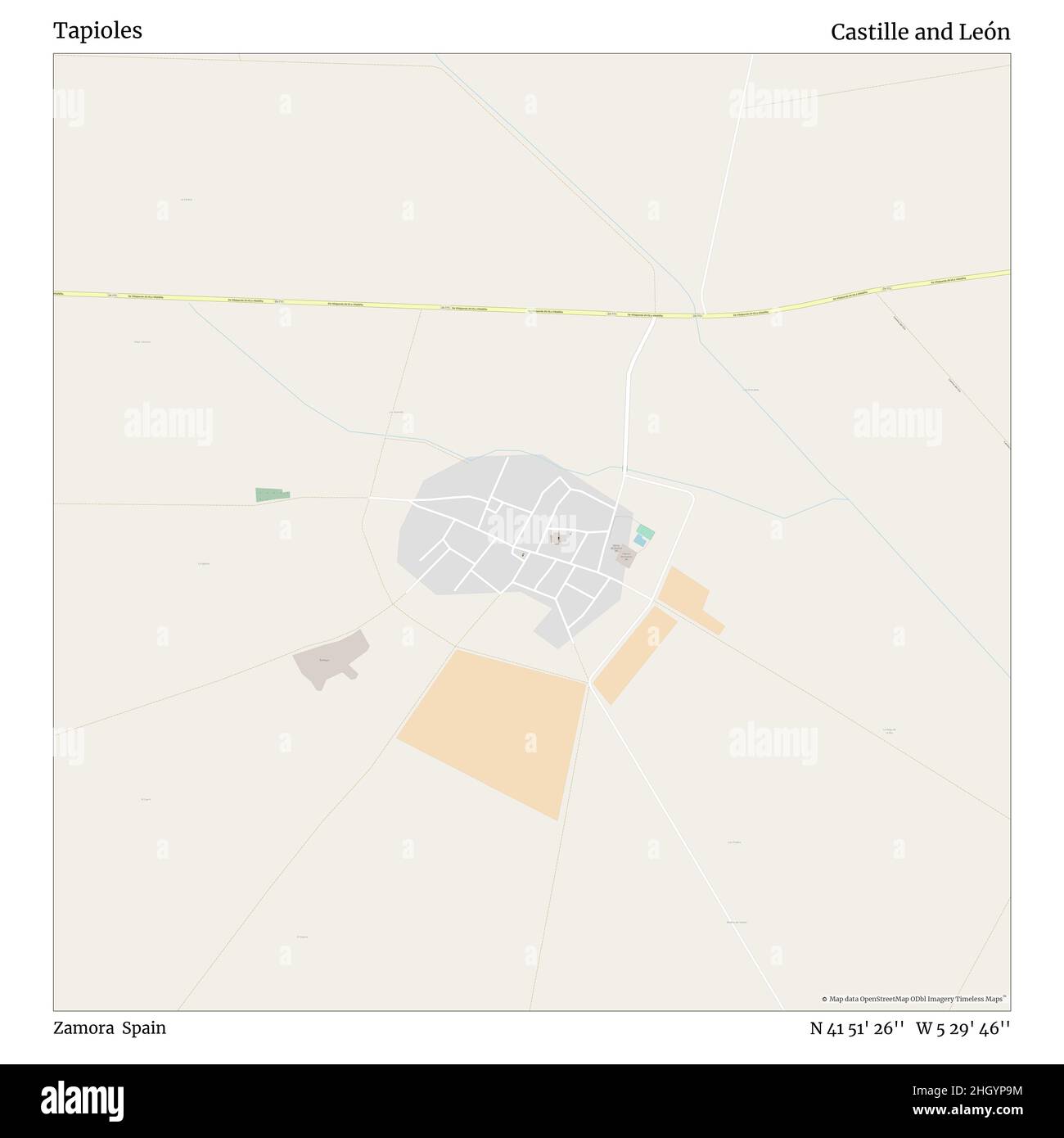 Map of zamora spain hi-res stock photography and images - Alamy