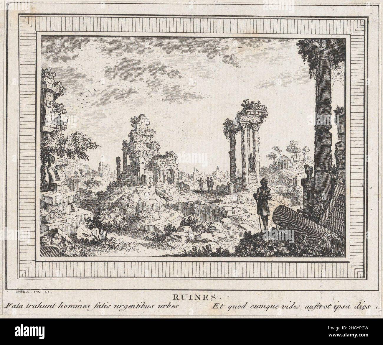 Ruines 18th century Quentin Pierre Chedel. Ruines. Quentin Pierre ...
