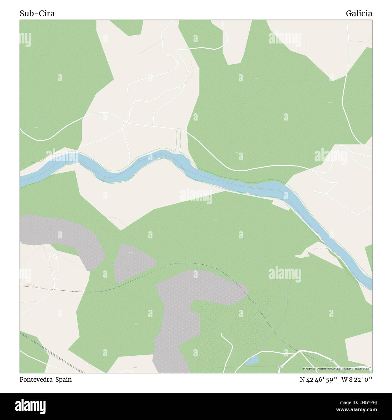 Sub-Cira, Pontevedra, Spain, Galicia, N 42 46' 59'', W 8 22' 0'', map ...