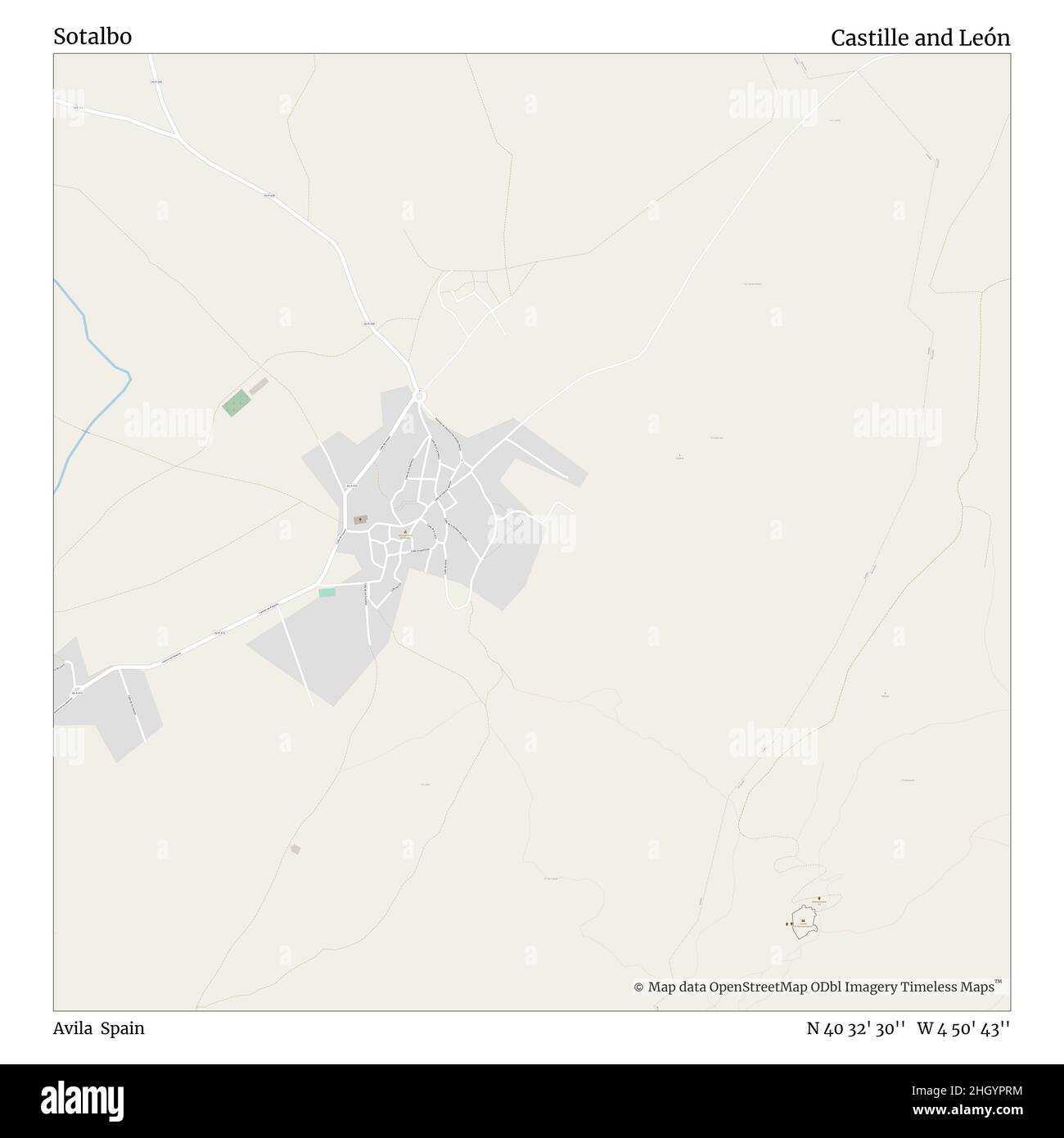 Map of avila spain hi-res stock photography and images - Alamy