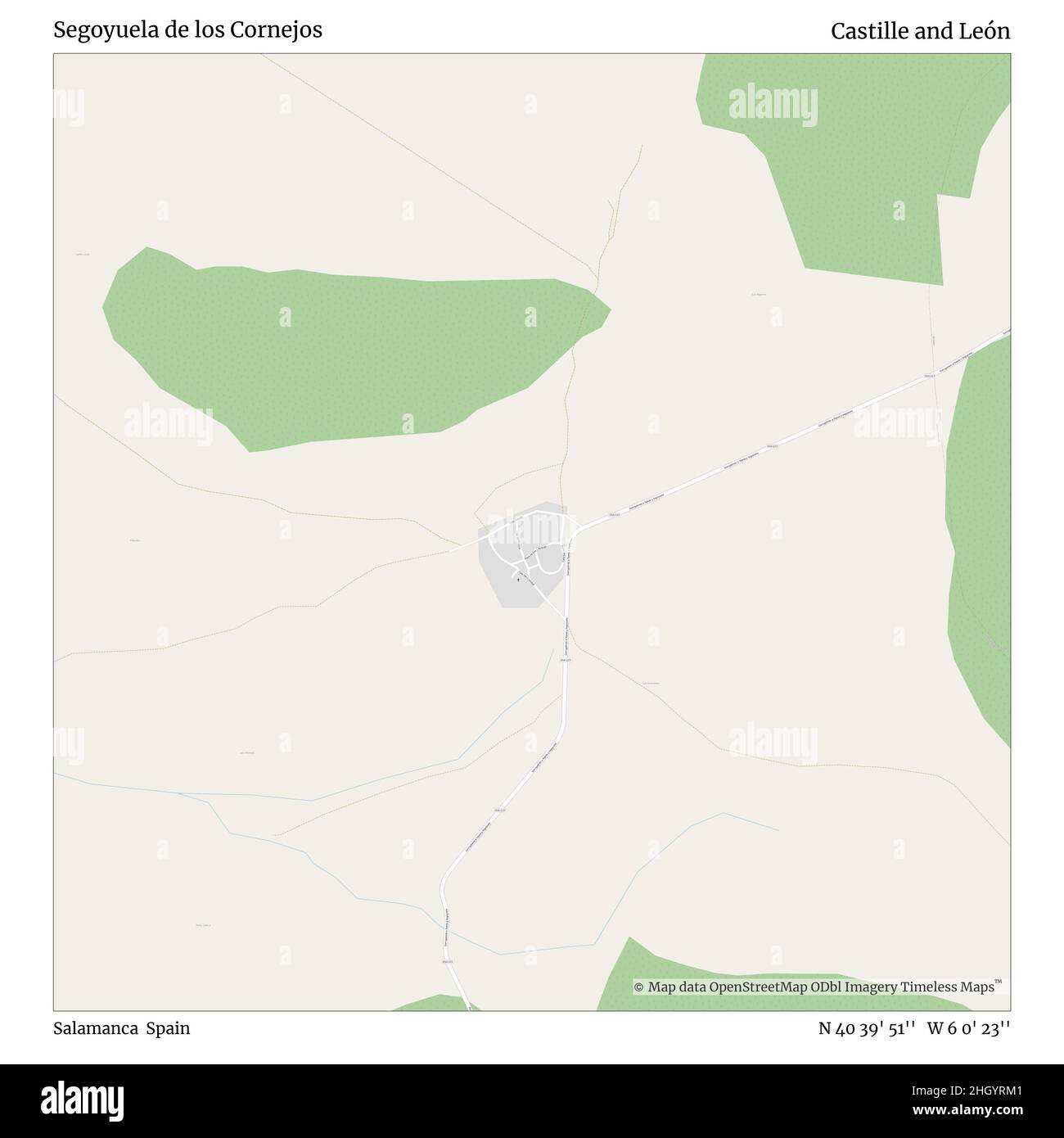 Segoyuela de los Cornejos, Salamanca, Spain, Castille and León, N 40 39 ...