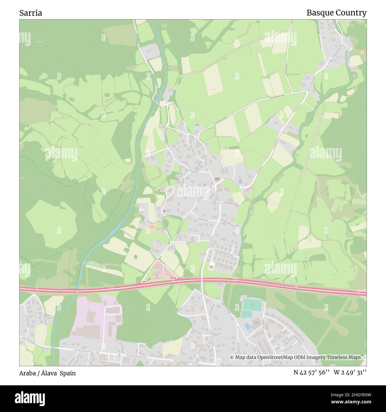 Map of sarria spain hi-res stock photography and images - Alamy