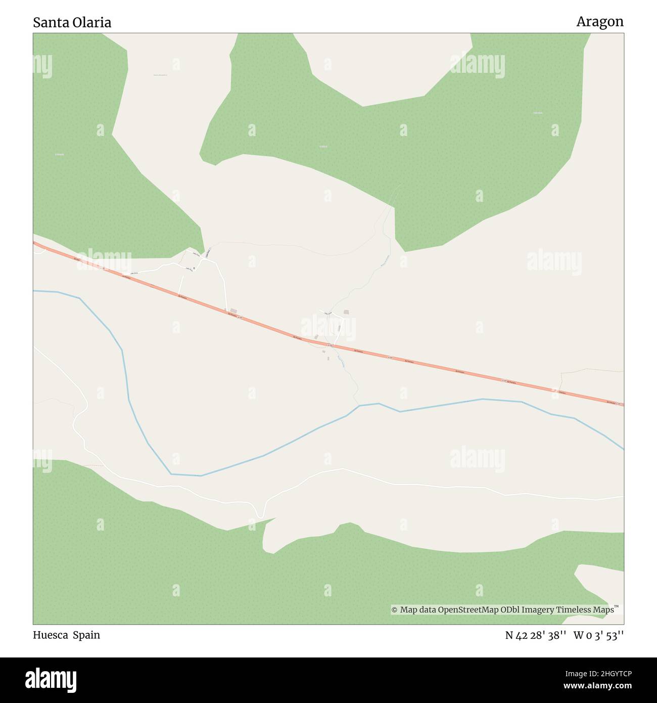 Santa Olaria, Huesca, Spain, Aragon, N 42 28' 38'', W 0 3' 53'', map ...