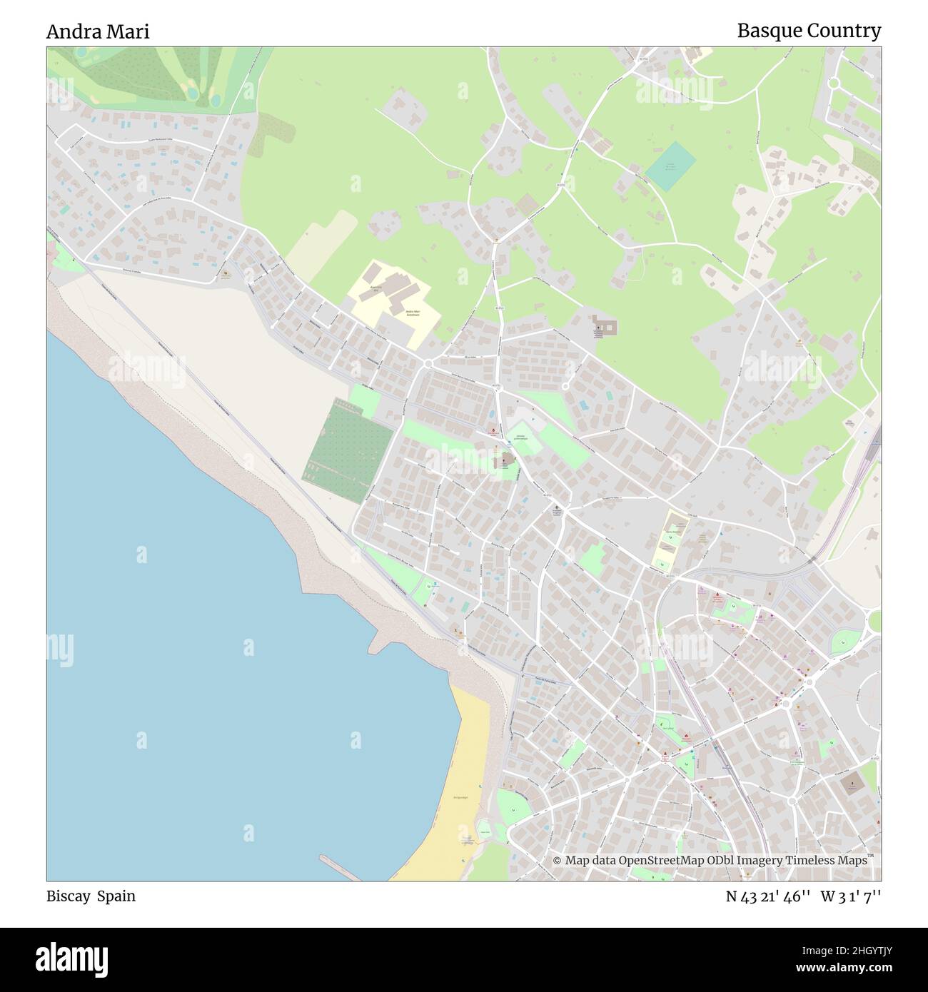 Andra Mari, Biscay, Spain, Basque Country, N 43 21' 46'', W 3 1' 7 ...