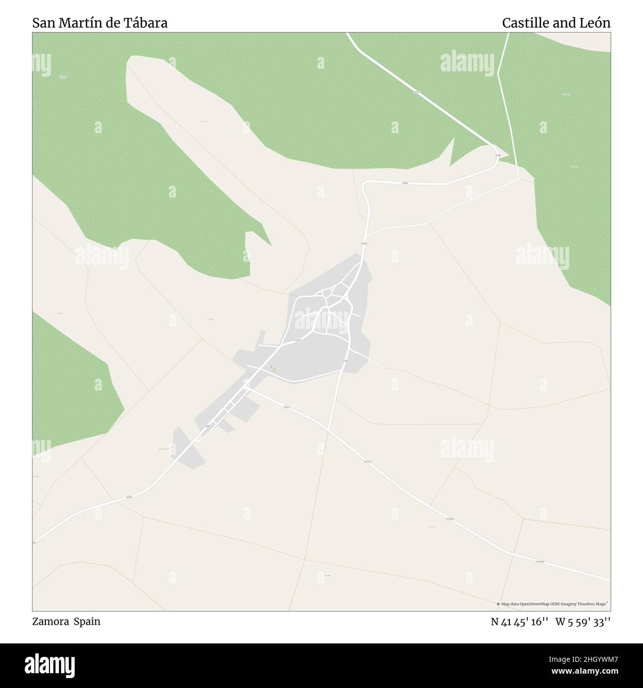 San Martín de Tábara, Zamora, Spain, Castille and León, N 41 45' 16 ...