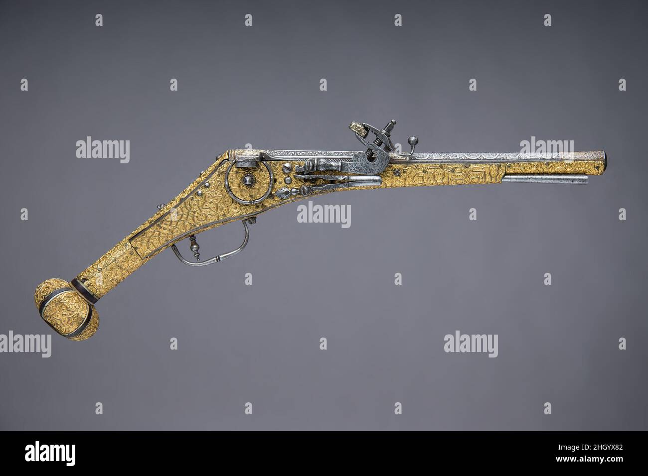Wheellock Pistol ca. 1560–70 German, Augsburg The sheathing of the ...