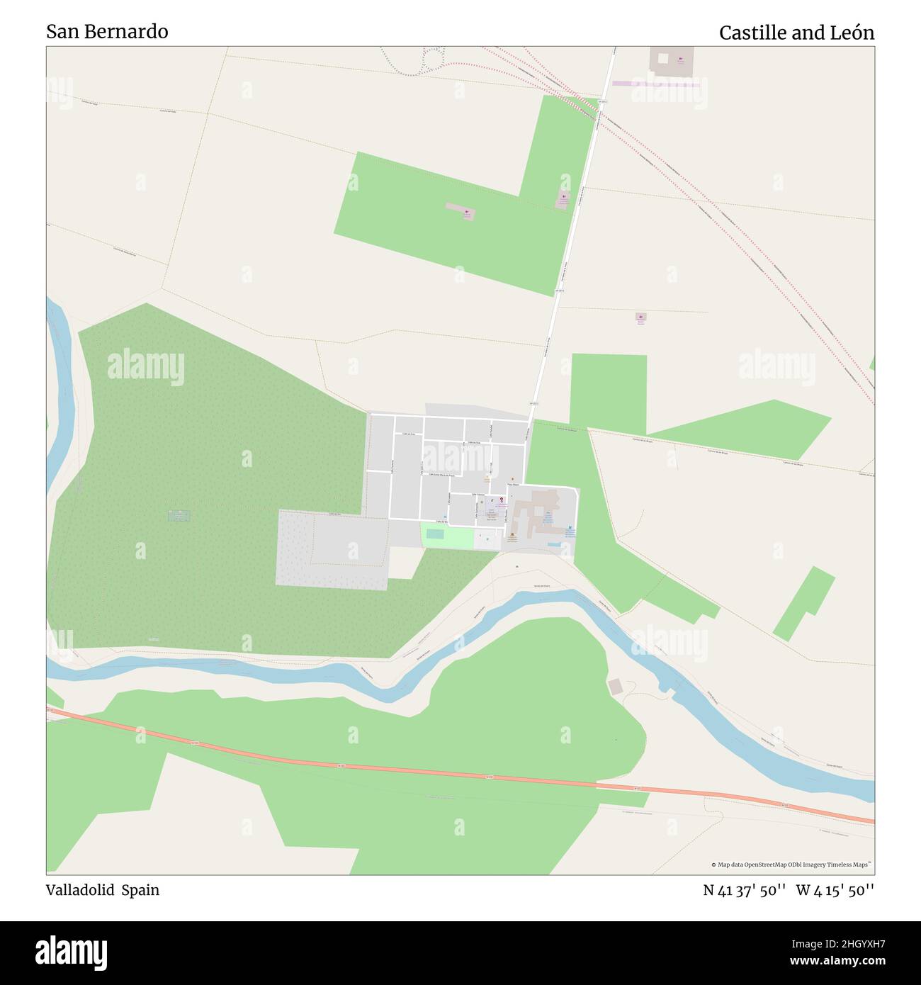 San Bernardo, Valladolid, Spain, Castille and León, N 41 37' 50'', W 4 ...