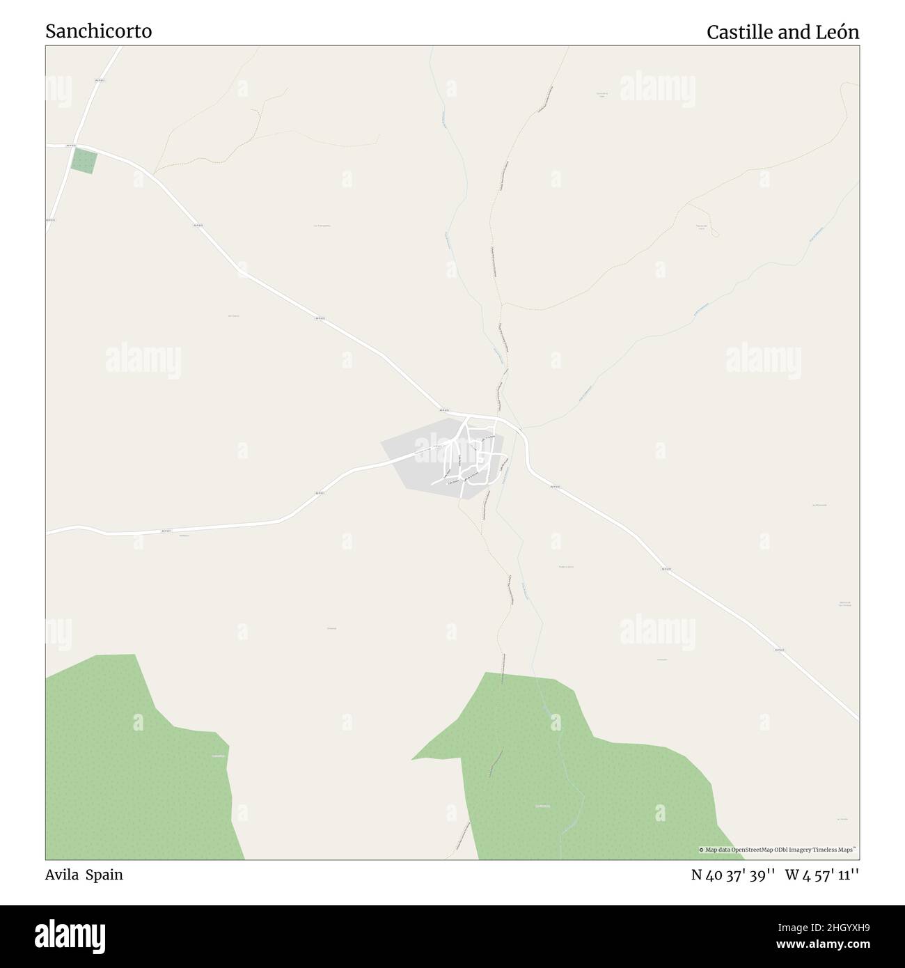 Map of avila spain hi-res stock photography and images - Alamy