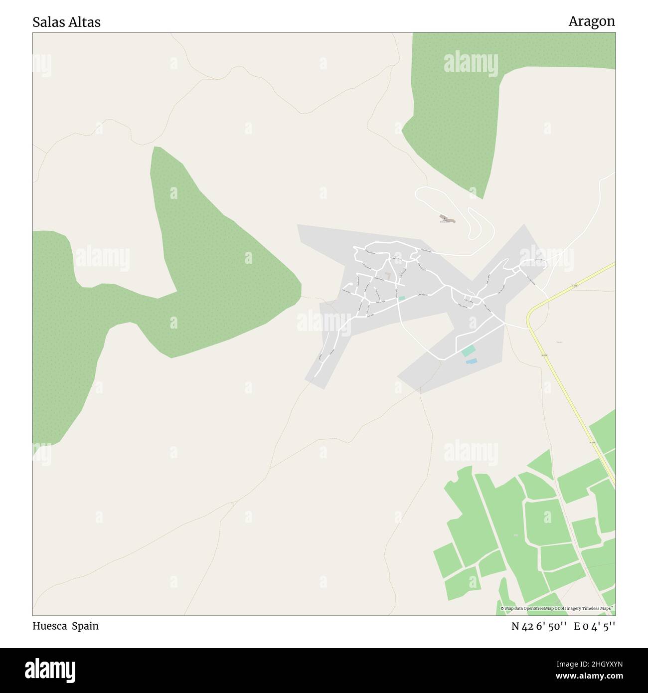 Salas spain map hi-res stock photography and images - Alamy