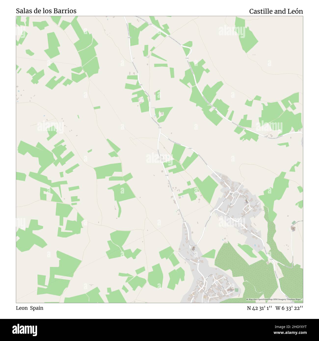 Map of salas spain hi-res stock photography and images - Alamy