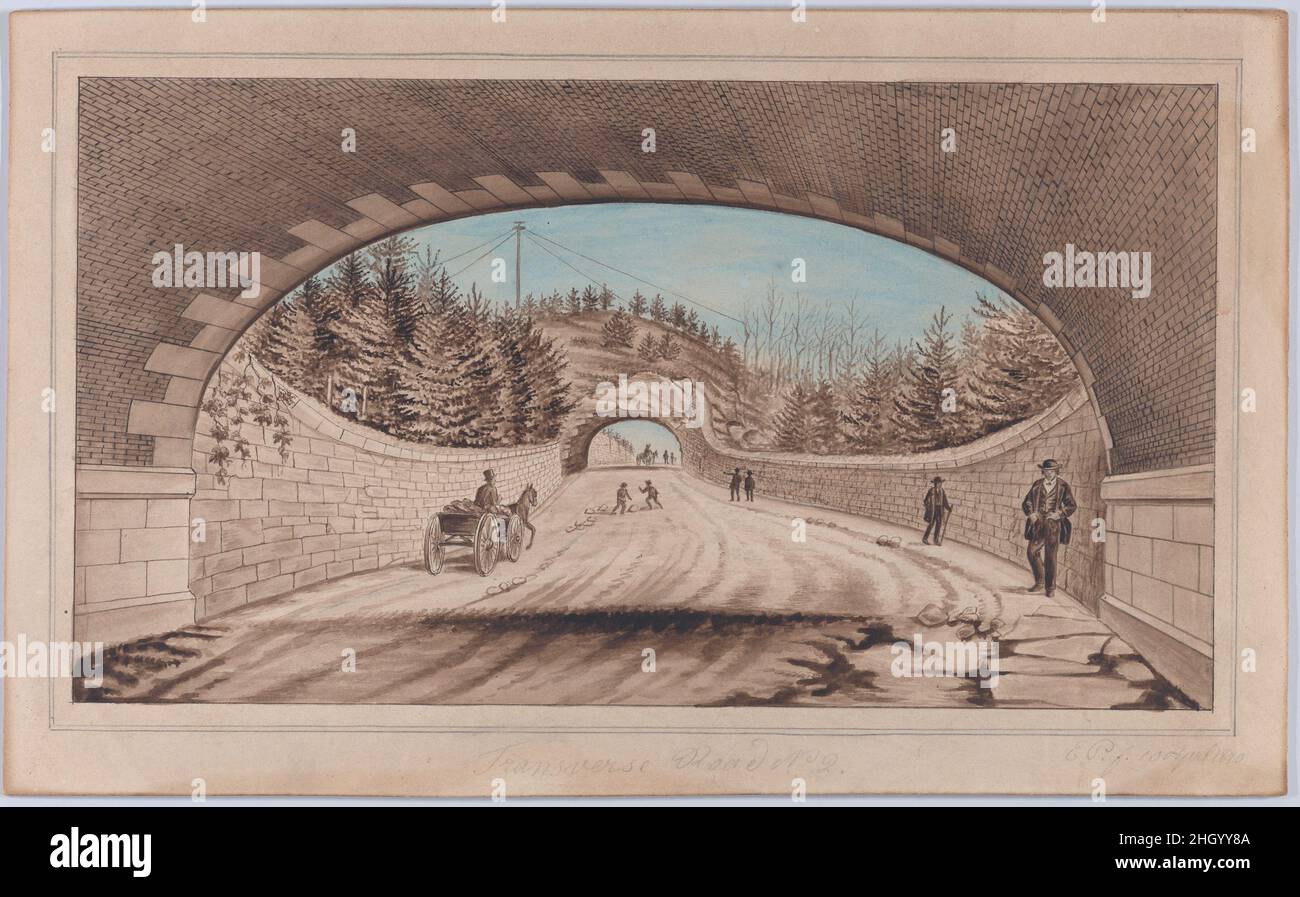 Central Park, Transverse Road No. 2 1870 E. P. This drawing relates to ...
