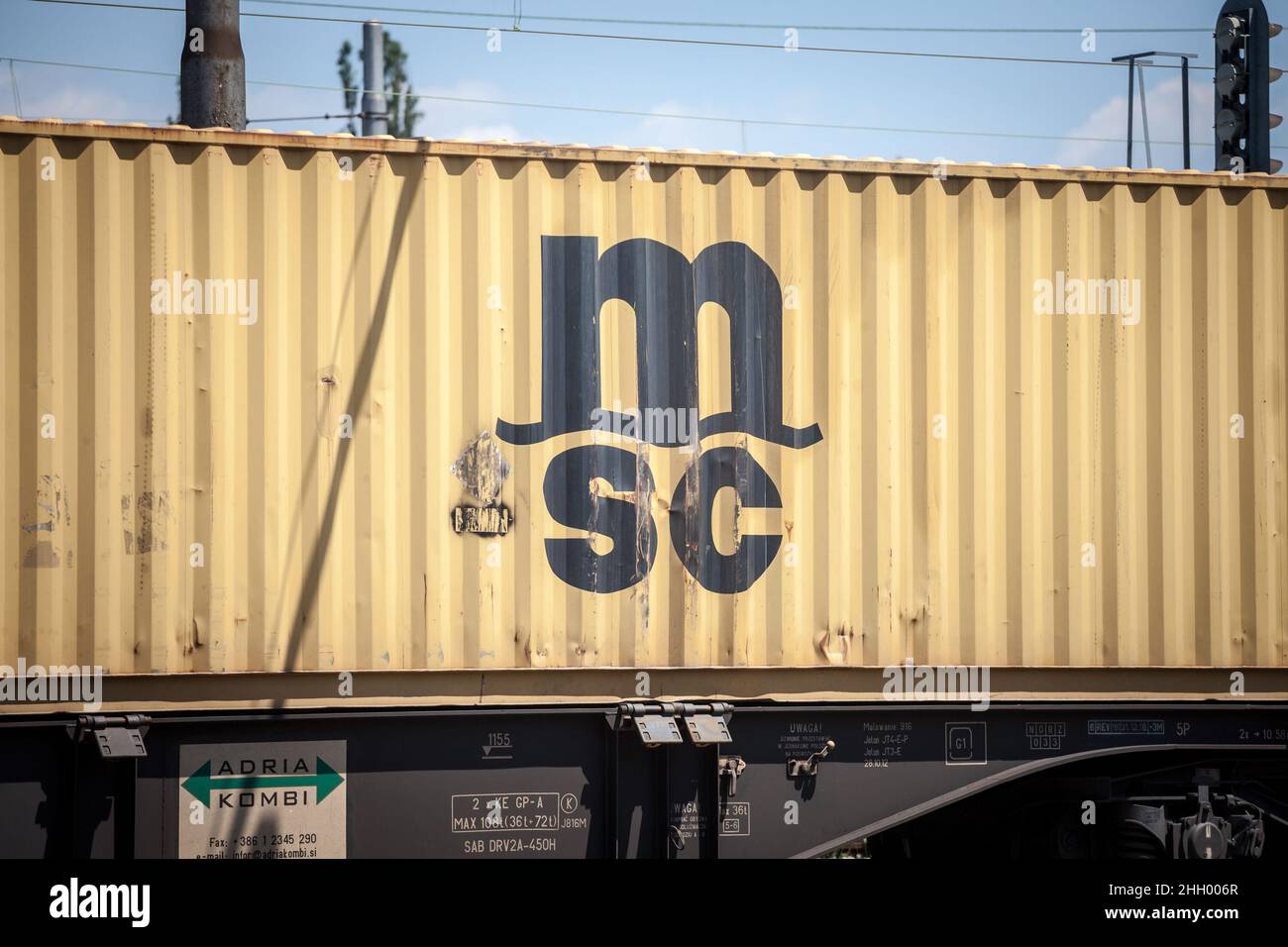 Msc logo hi-res stock photography and images - Alamy