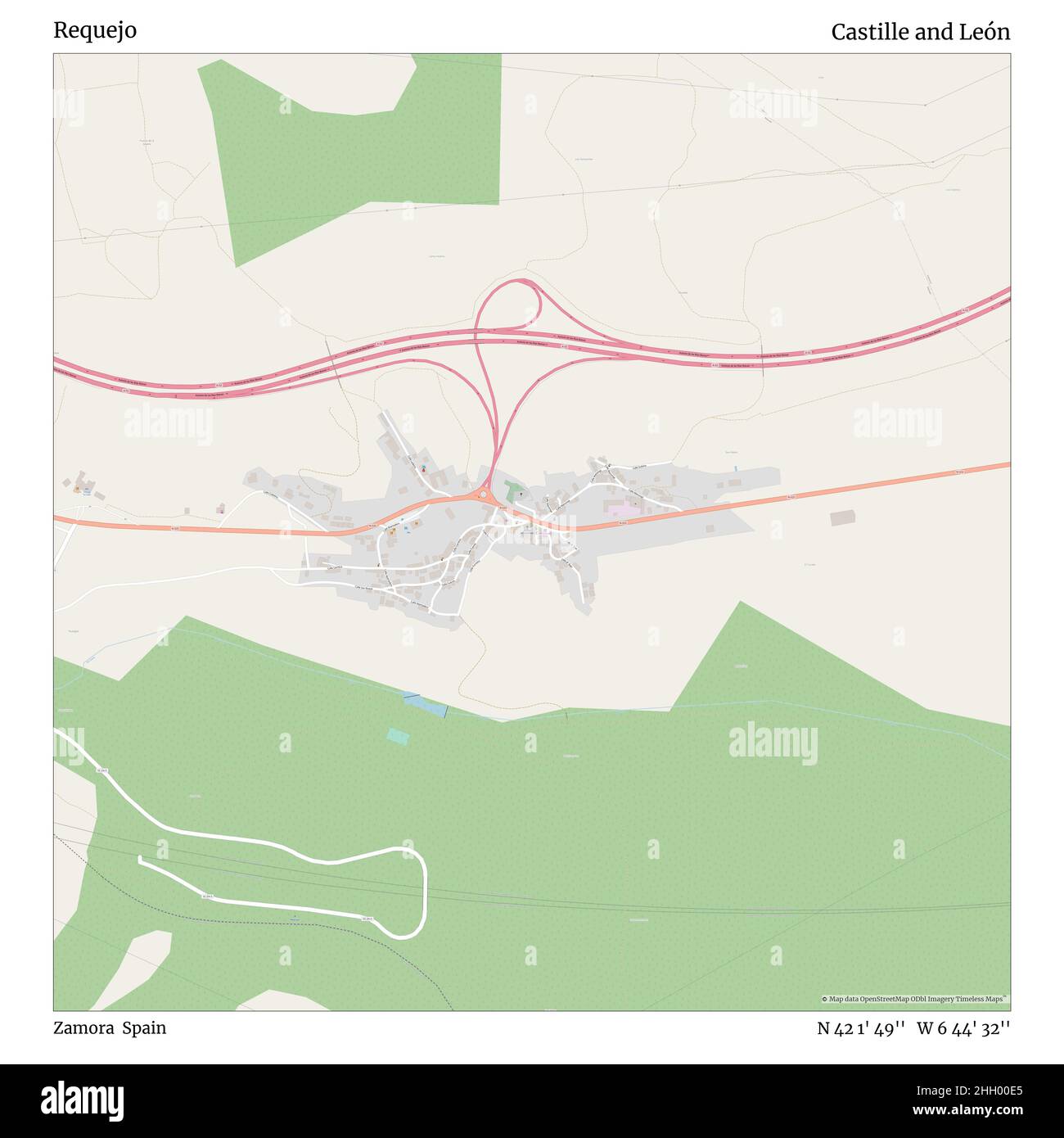 Map of zamora spain hi-res stock photography and images - Alamy