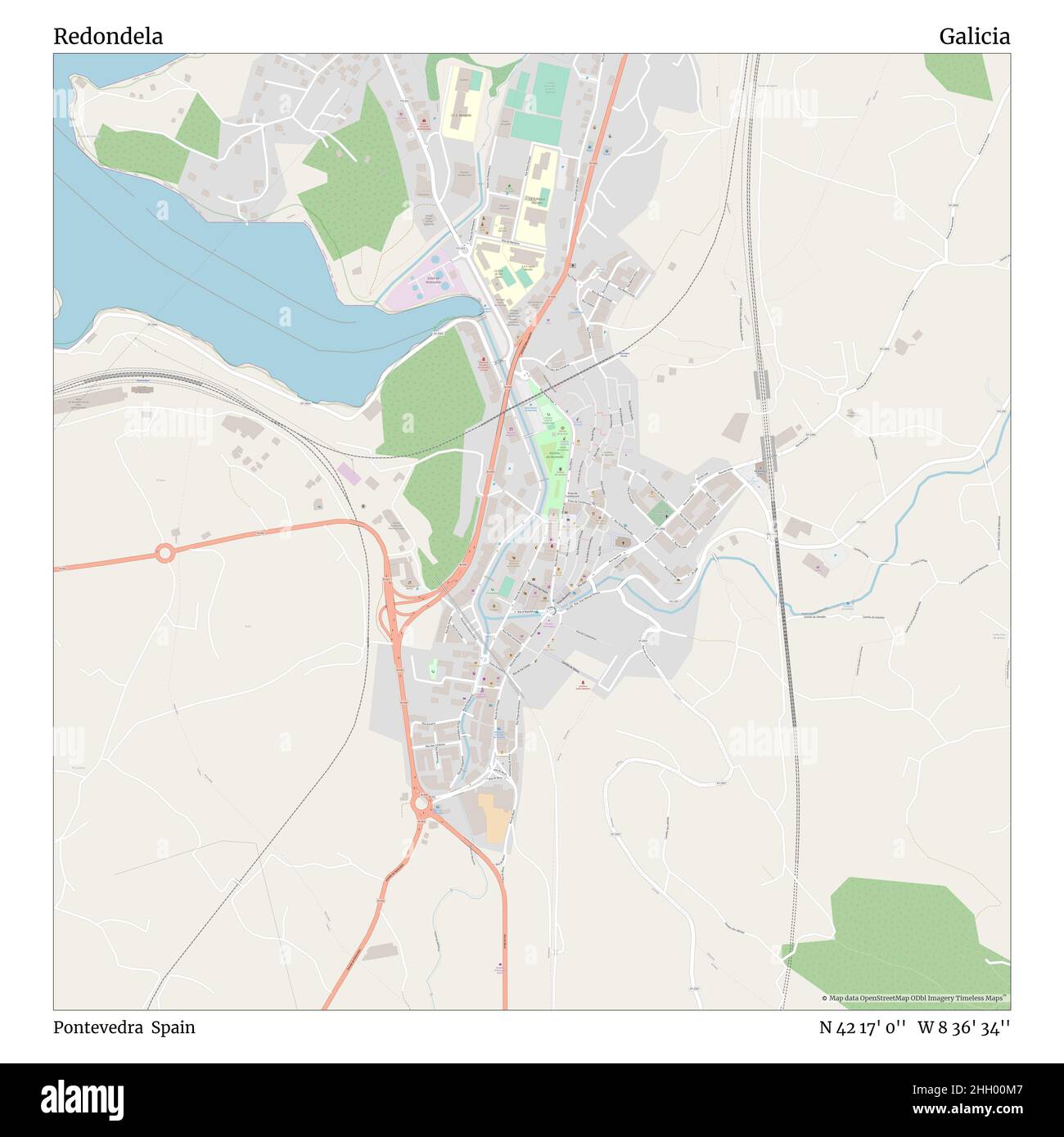 Redondela Spain Map High Resolution Stock Photography and Images - Alamy
