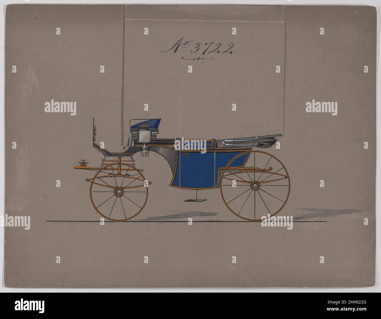 Design for Landaulet, no. 3722 1881 Brewster & Co. American Brewster ...