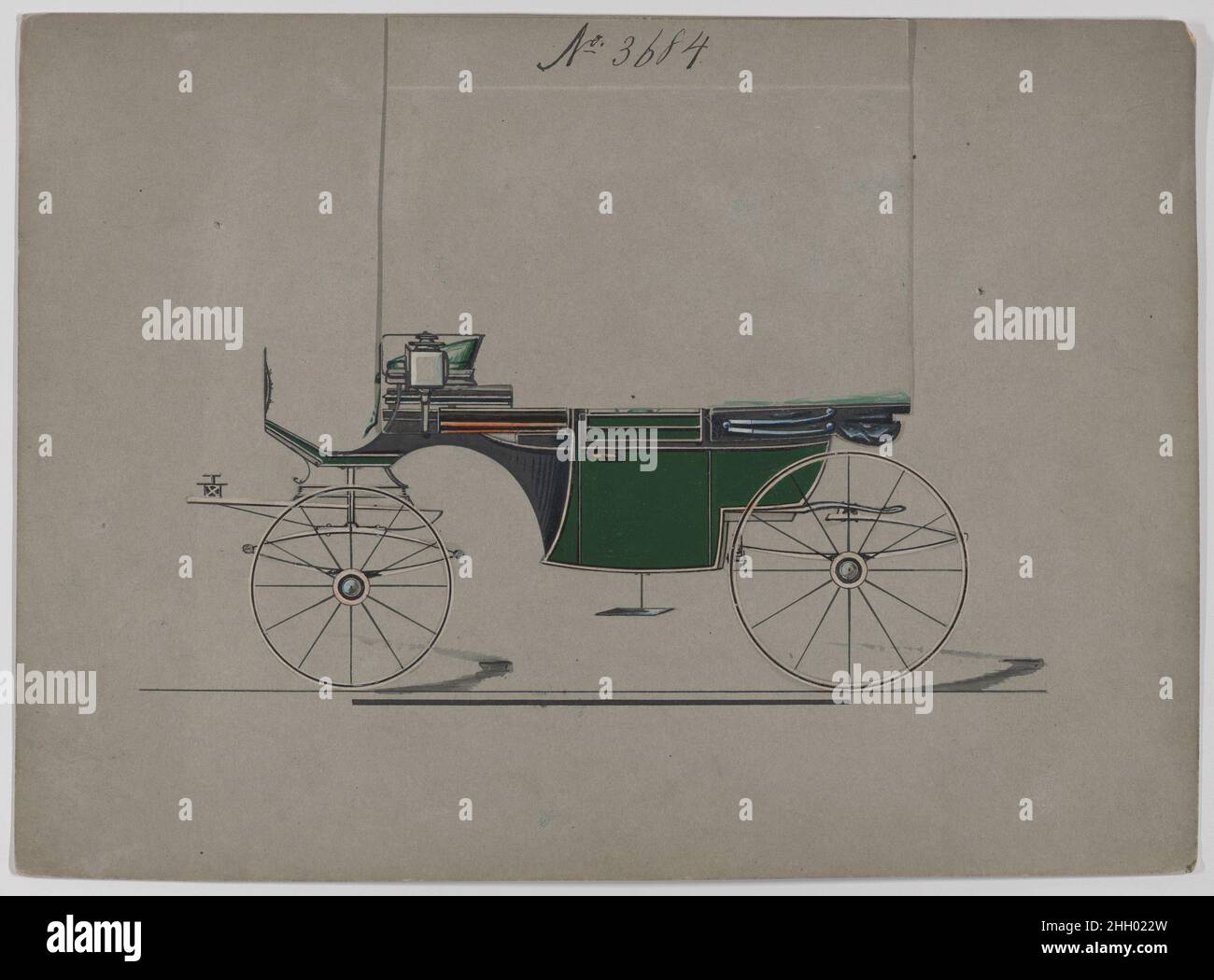 Design for Landaulet, no. 3684 1881 Brewster & Co. American Brewster ...