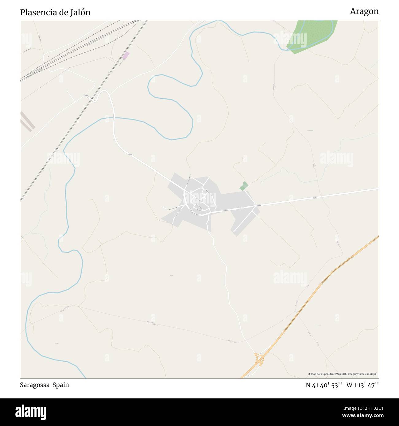 Map of plasencia hi-res stock photography and images - Alamy