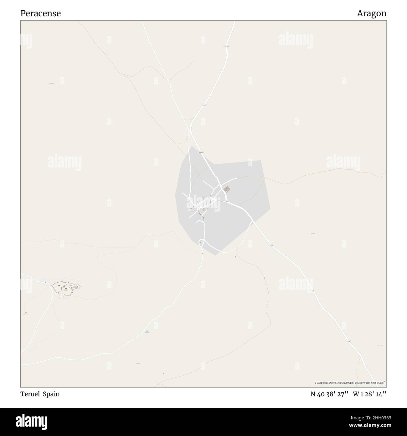 Map of teruel spain hi-res stock photography and images - Alamy