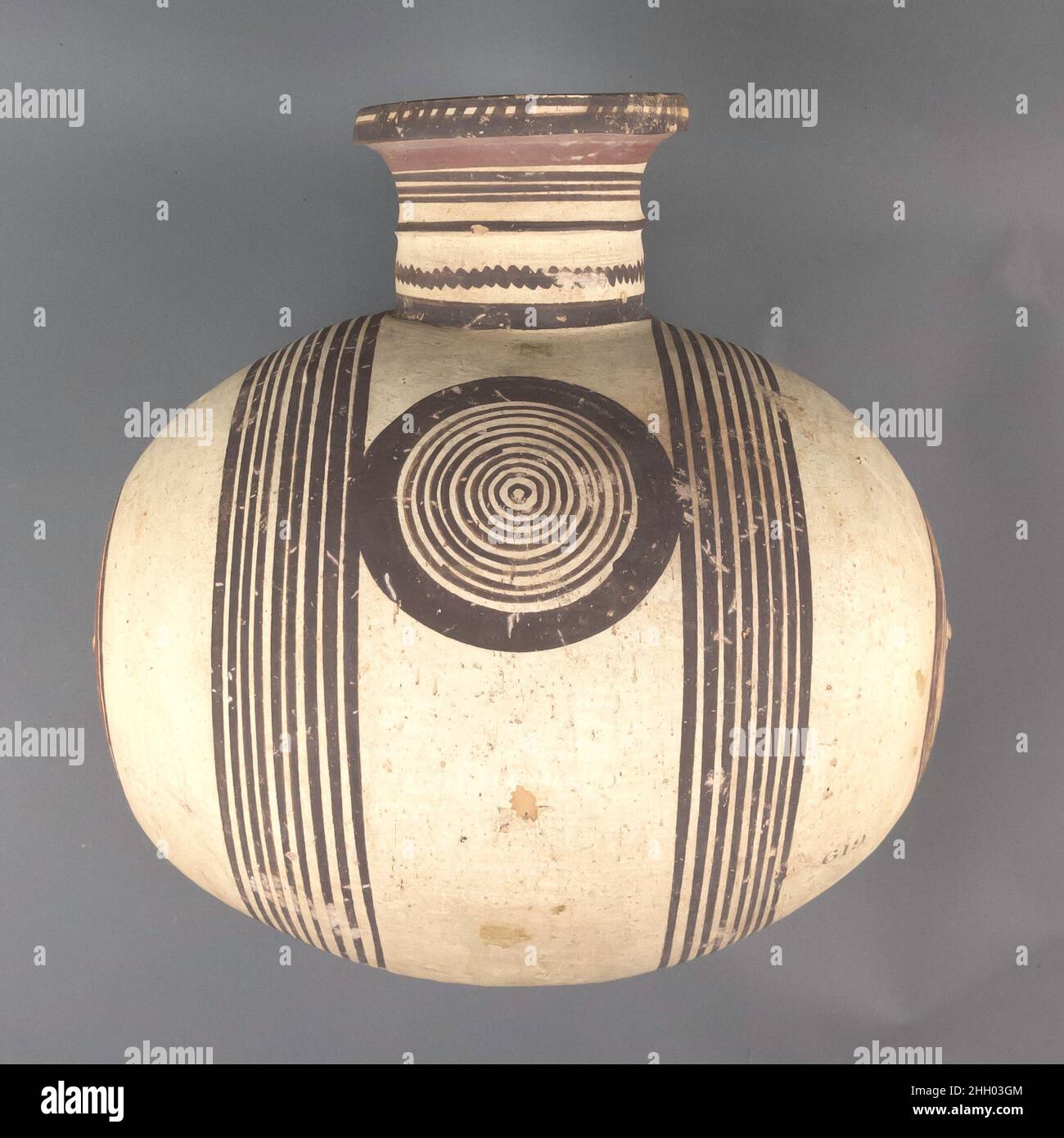 Jug, barrel-shaped 750–600 B.C. Cypriot Narrow bands and large ...