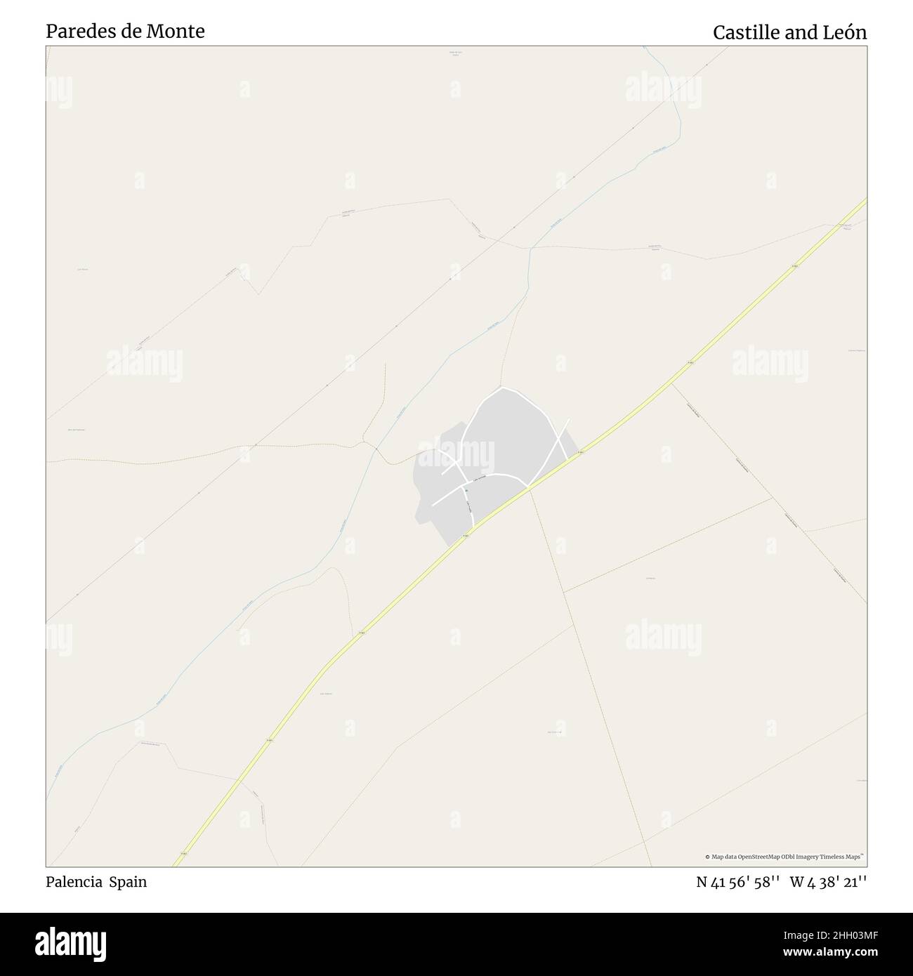 Paredes de Monte, Palencia, Spain, Castille and León, N 41 56' 58'', W ...