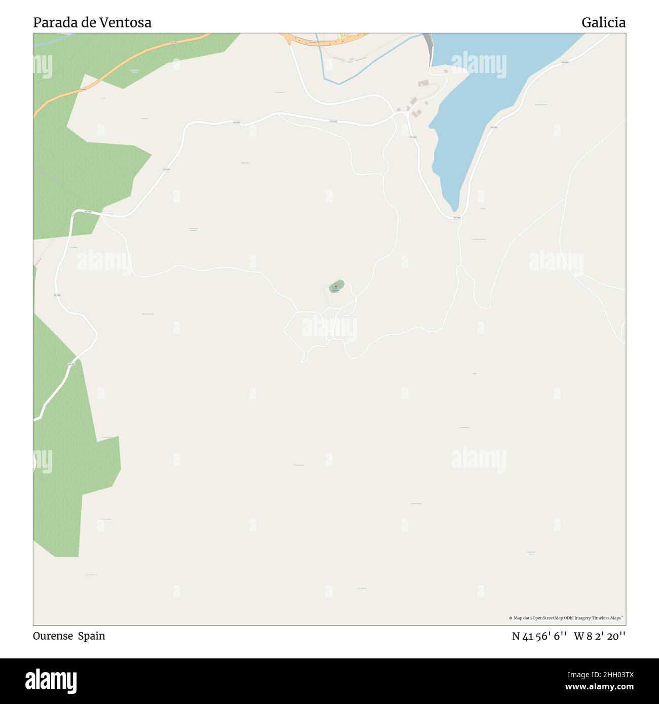 Parada de Ventosa, Ourense, Spain, Galicia, N 41 56' 6'', W 8 2' 20 ...