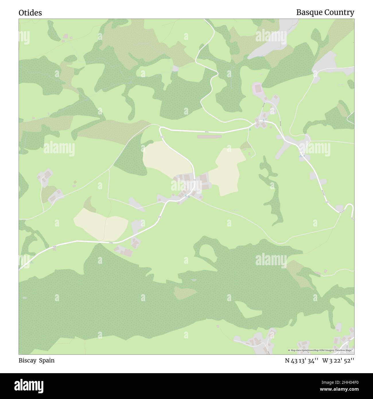 Otides, Biscay, Spain, Basque Country, N 43 13' 34'', W 3 22' 52'', map ...