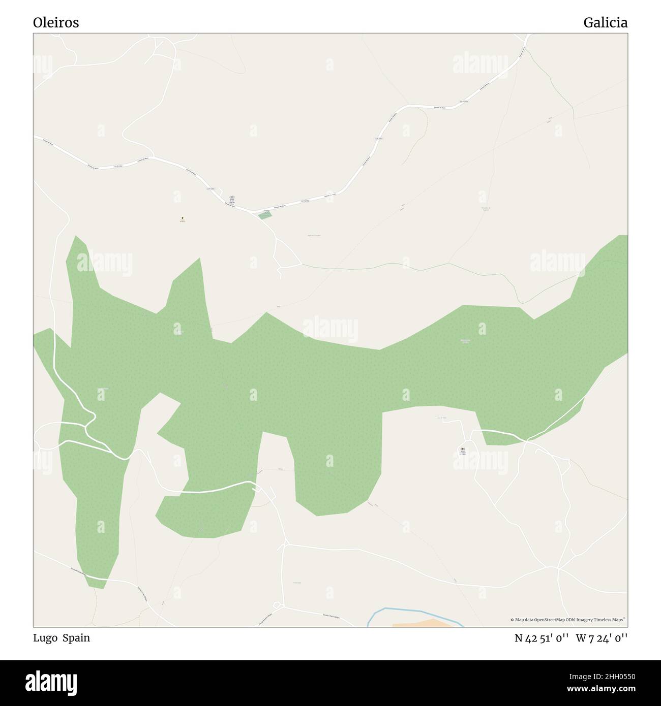 Oleiros, Lugo, Spain, Galicia, N 42 51' 0'', W 7 24' 0'', map, Timeless ...