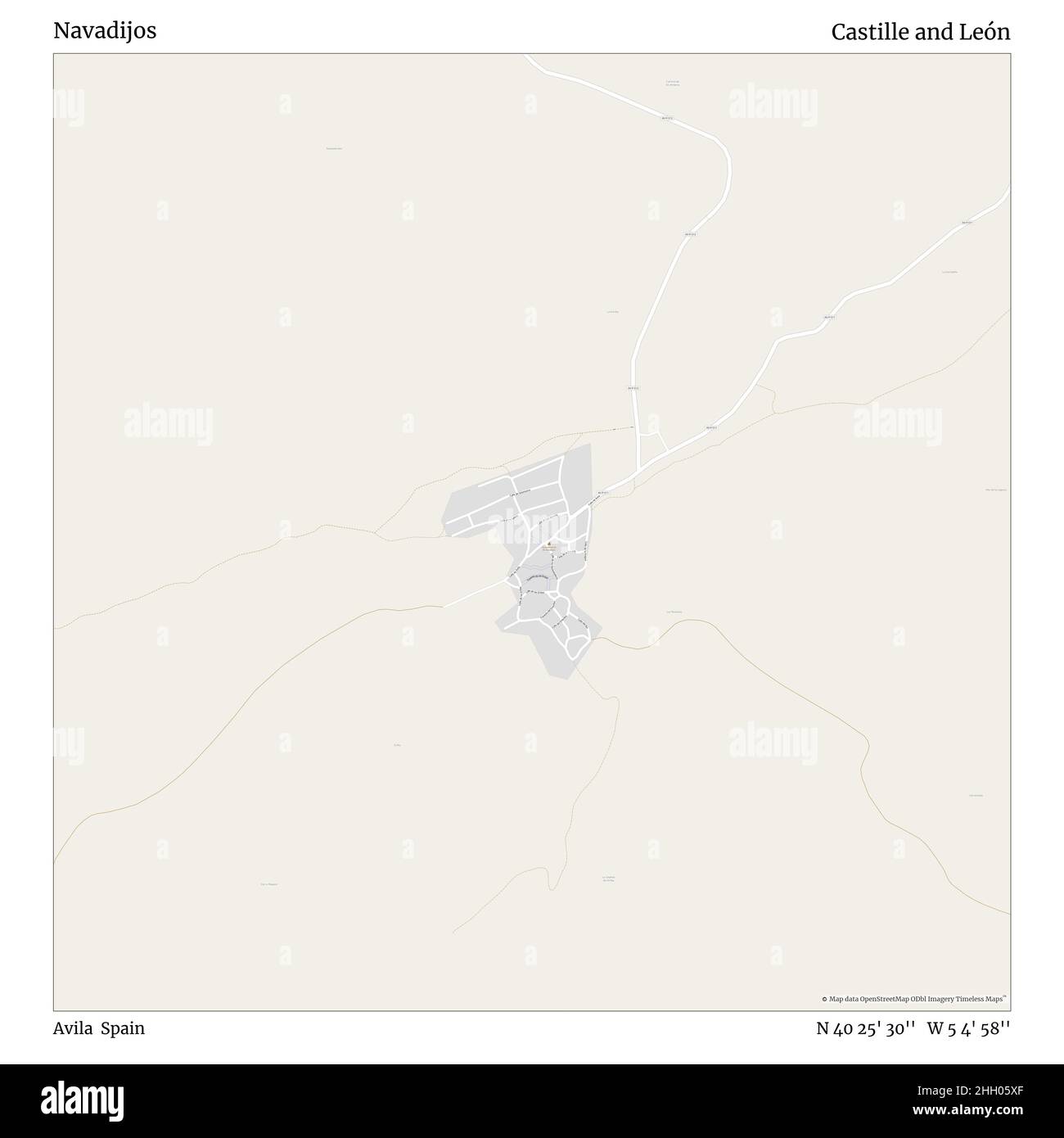 Map of avila spain hi-res stock photography and images - Alamy