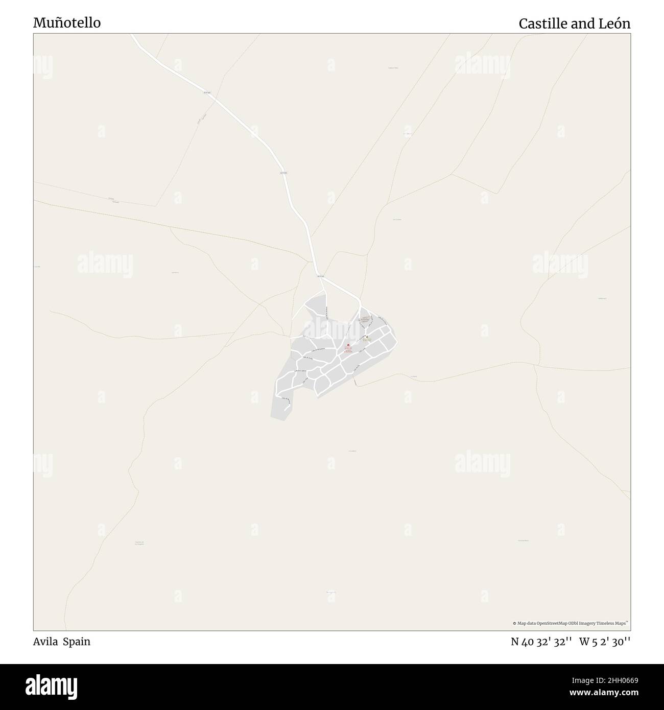 Map of avila spain hi-res stock photography and images - Alamy