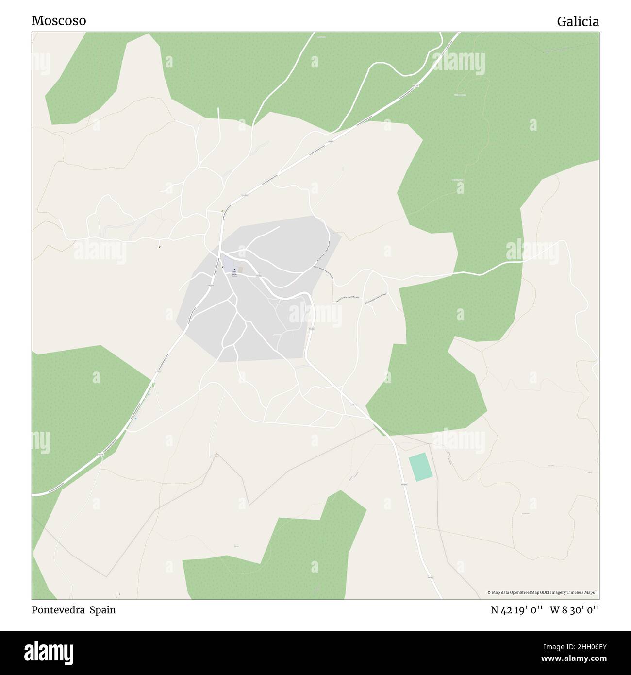 Moscoso, Pontevedra, Spain, Galicia, N 42 19' 0'', W 8 30' 0'', map ...