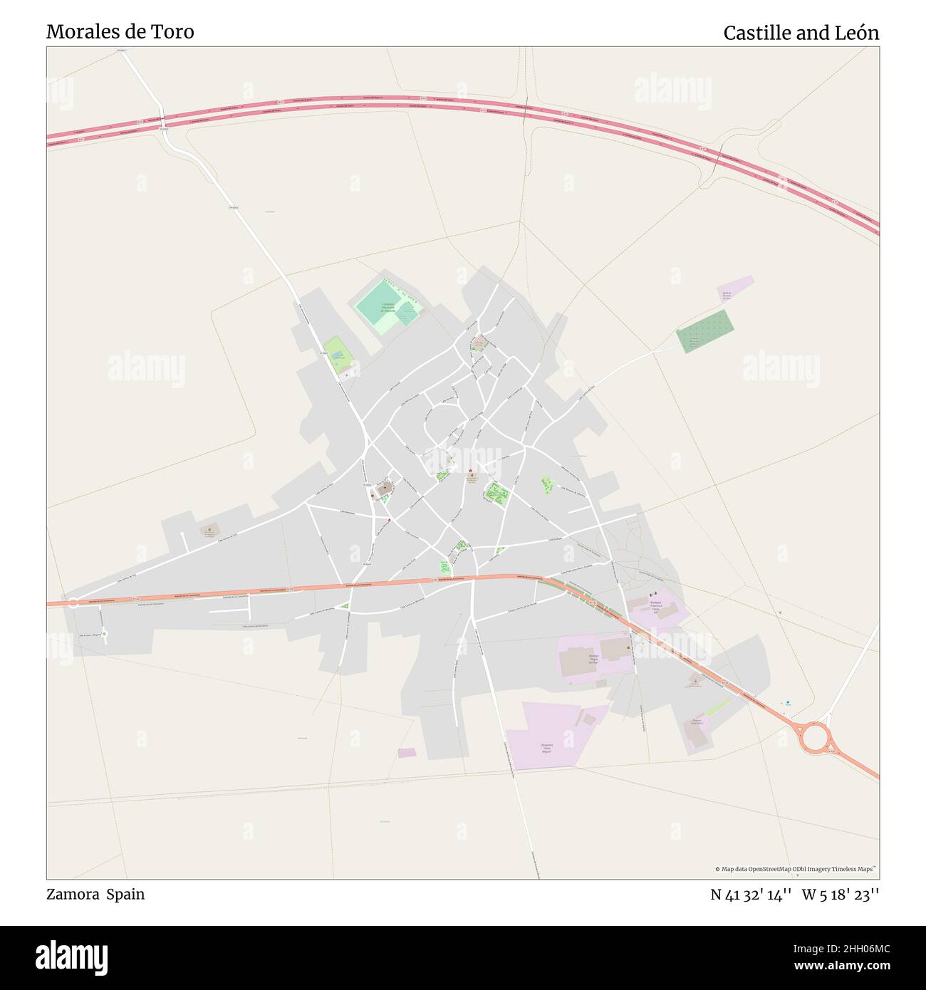 Map of toro spain Cut Out Stock Images & Pictures - Alamy