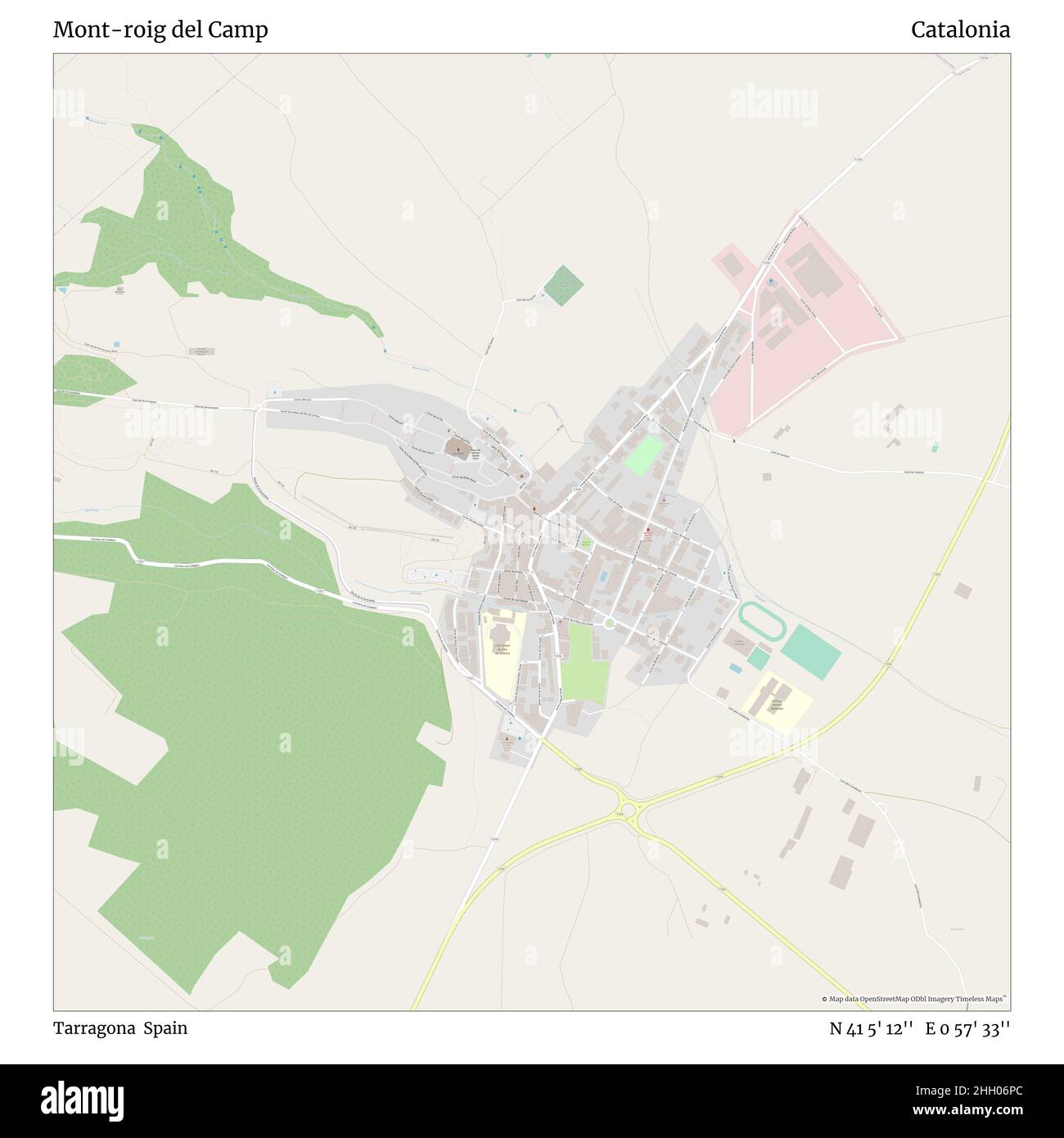 Mont-roig del Camp, Tarragona, Spain, Catalonia, N 41 5' 12'', E 0 57 ...