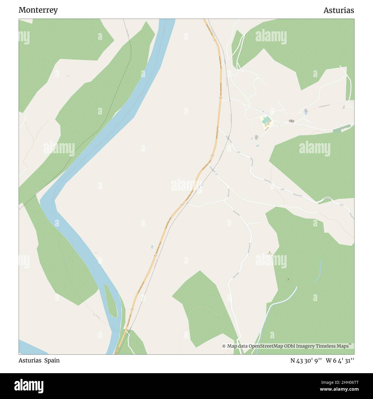 Map of monterrey hi-res stock photography and images - Alamy