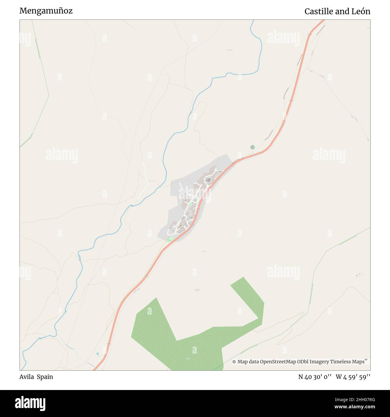 Mengamuñoz, Avila, Spain, Castille and León, N 40 30' 0'', W 4 59' 59 ...