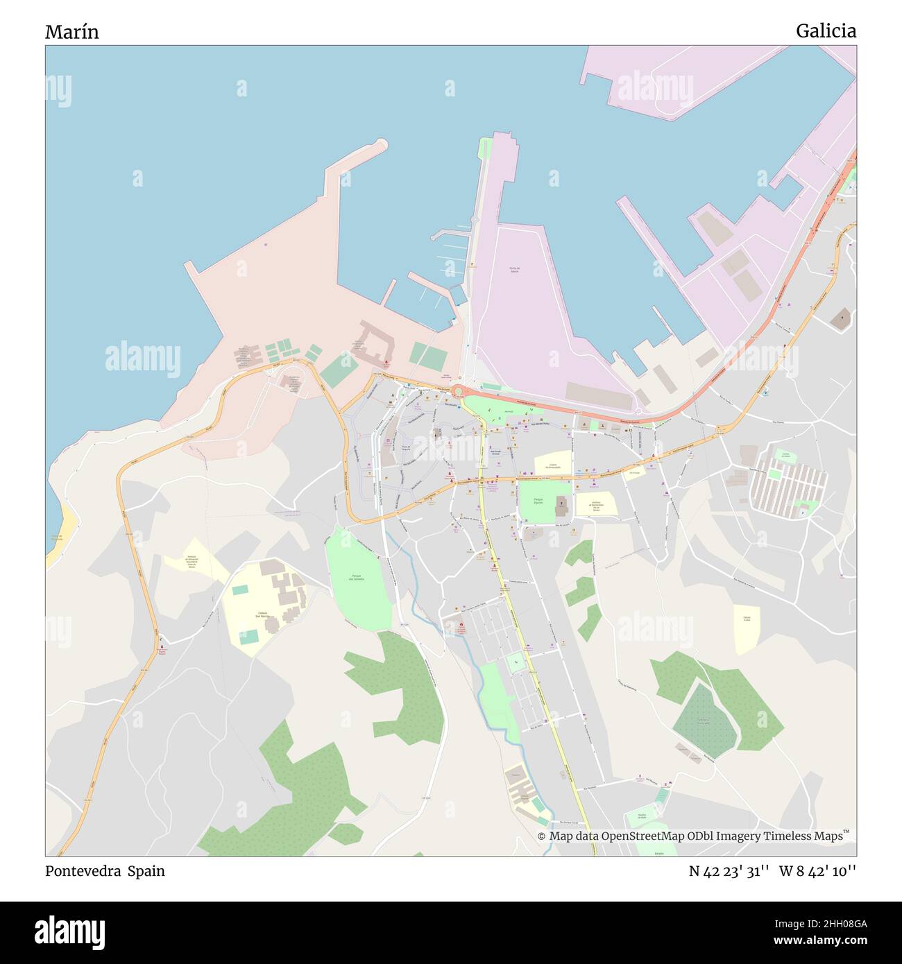 Map of marin spain hi-res stock photography and images - Alamy