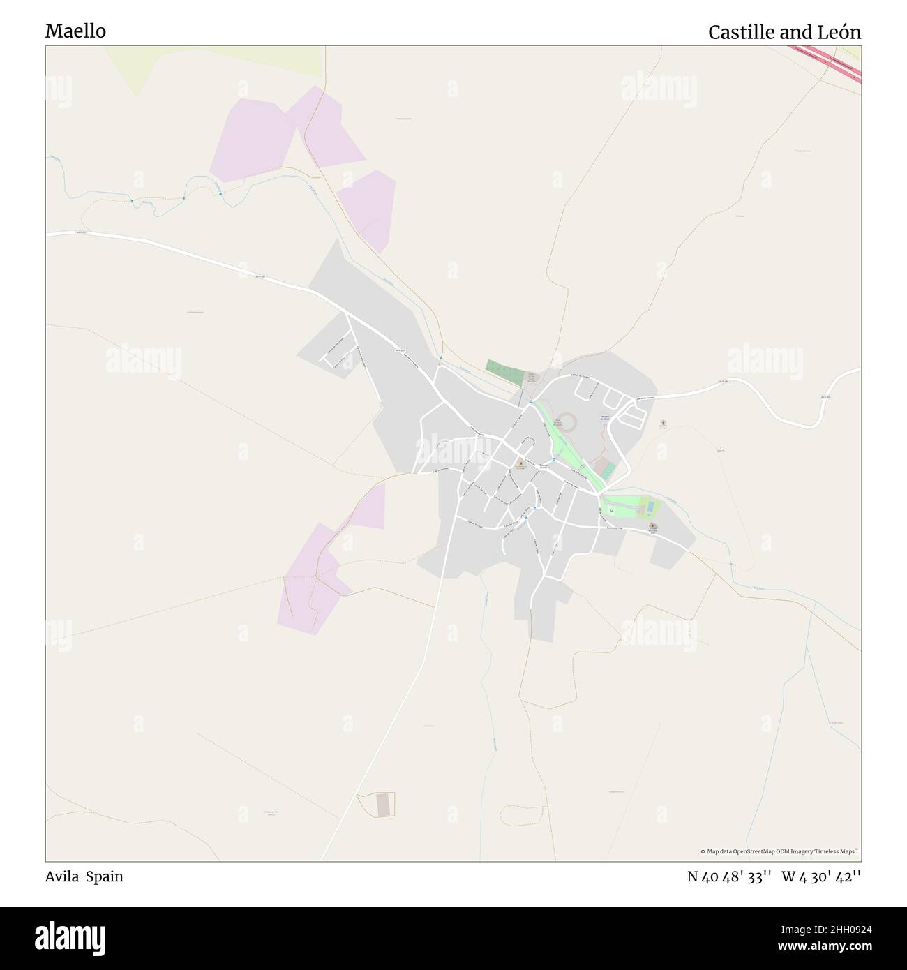 Map of avila spain hi-res stock photography and images - Alamy