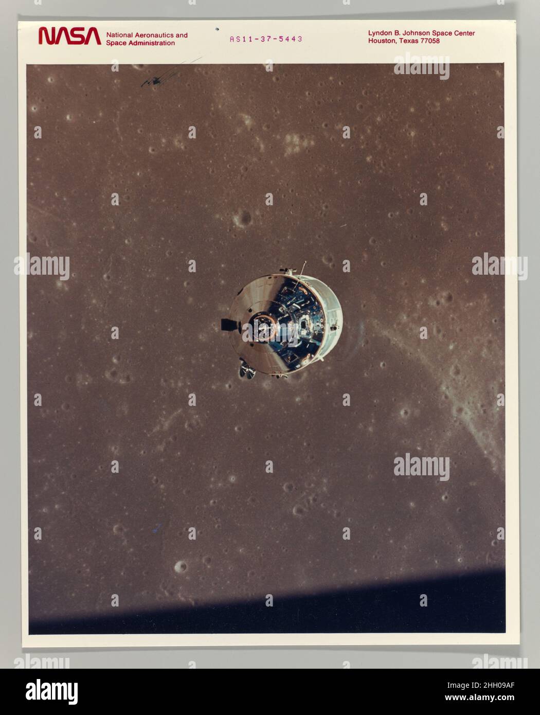 Apollo 11 Command and Service Modules Photographed from the Lunar ...