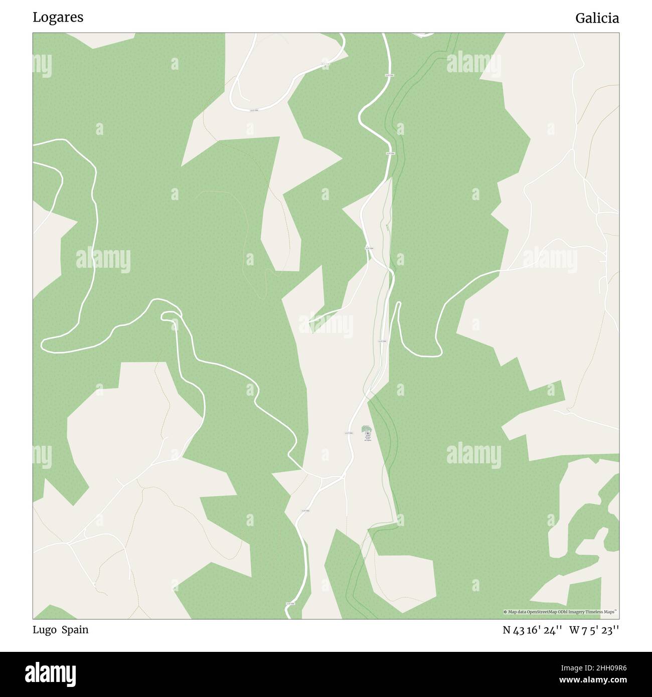 Map of lugo hi-res stock photography and images - Alamy