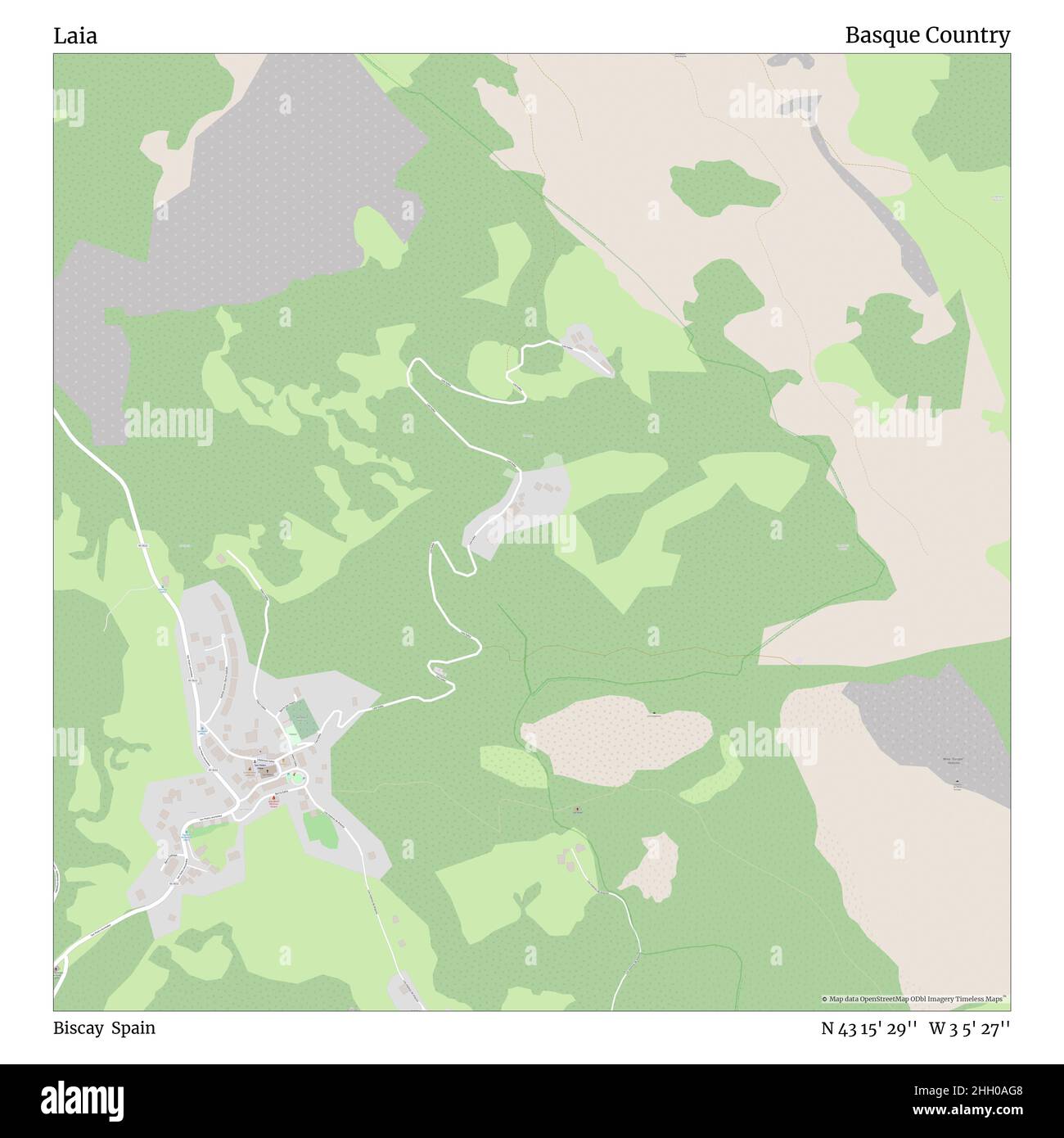 Laia, Biscay, Spain, Basque Country, N 43 15' 29'', W 3 5' 27'', map ...