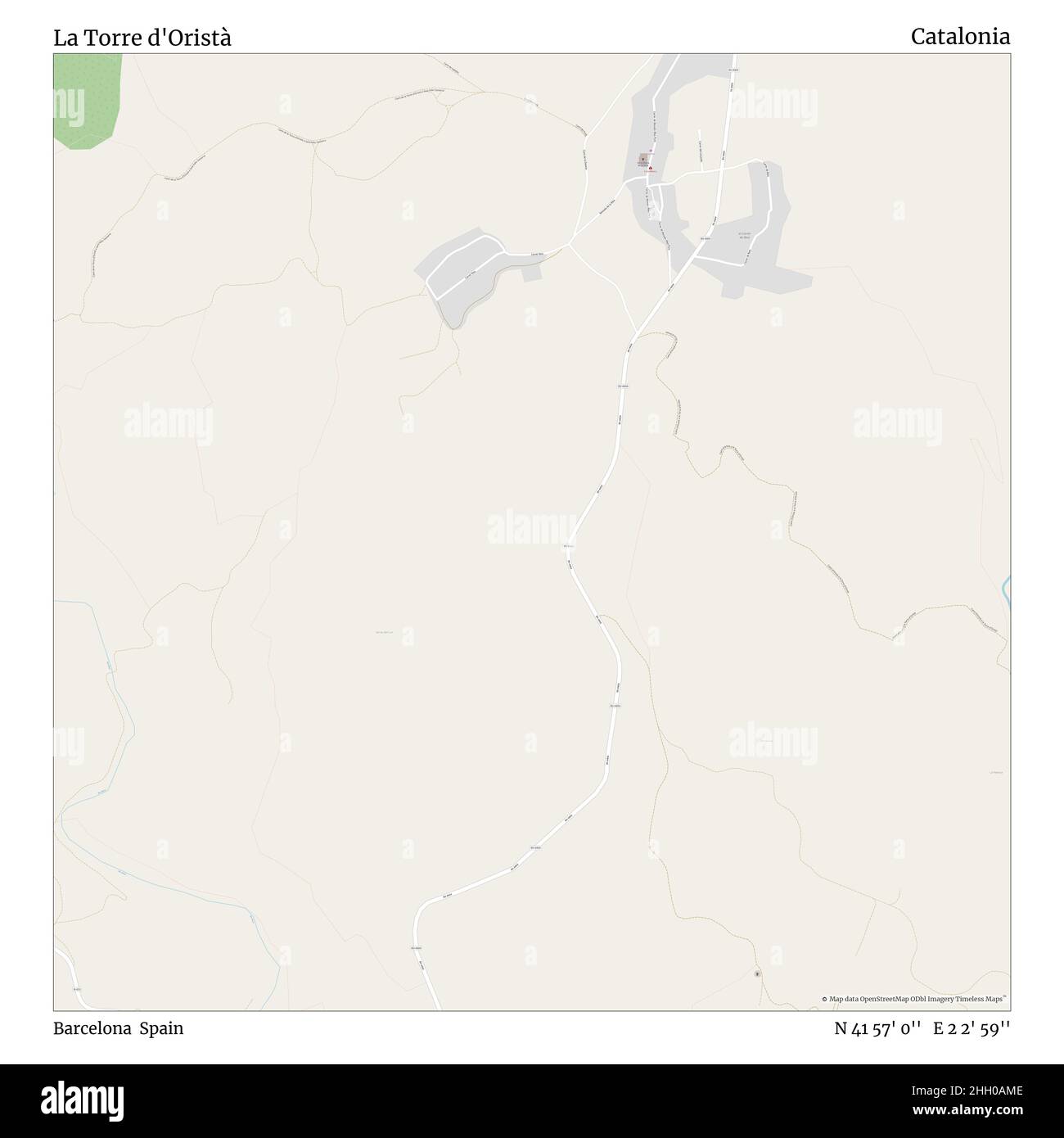 La Torre d'Oristà, Barcelona, Spain, Catalonia, N 41 57' 0'', E 2 2' 59 ...