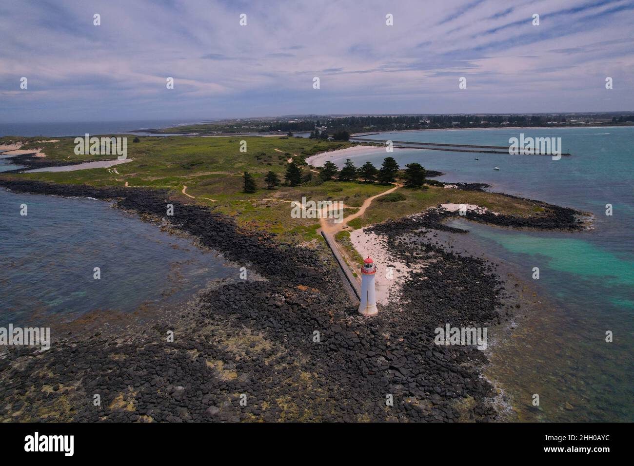 Port Fairy Lighthouse Stock Photo - Alamy