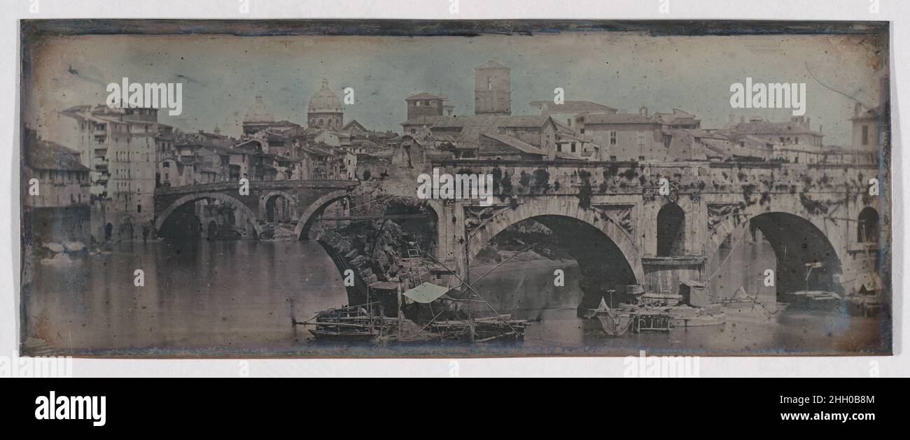 Ponte Rotto (Pons Aemilius), Rome (31. Rome. 1842. Ponte Rotto.) 1842 ...